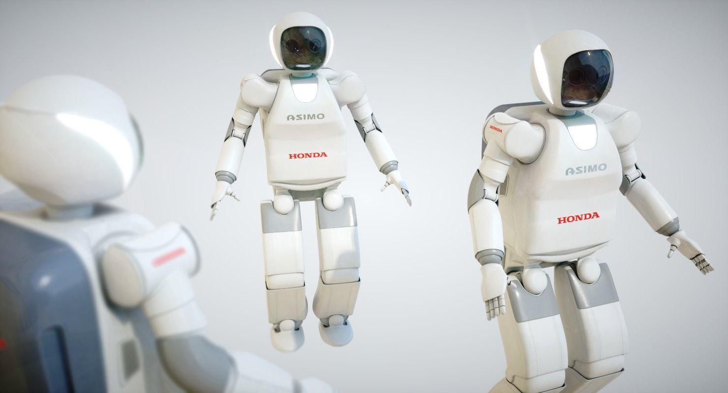 3D model Asimo Robot VR / AR / low-poly rigged animated | CGTrader