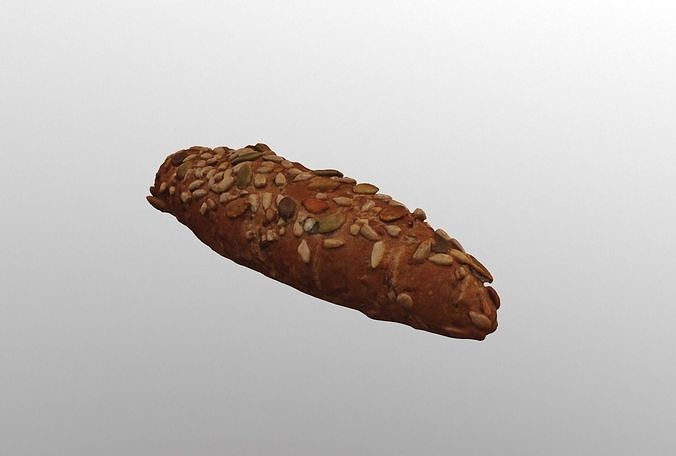 Bread roll 3D scanned model 3D model | CGTrader