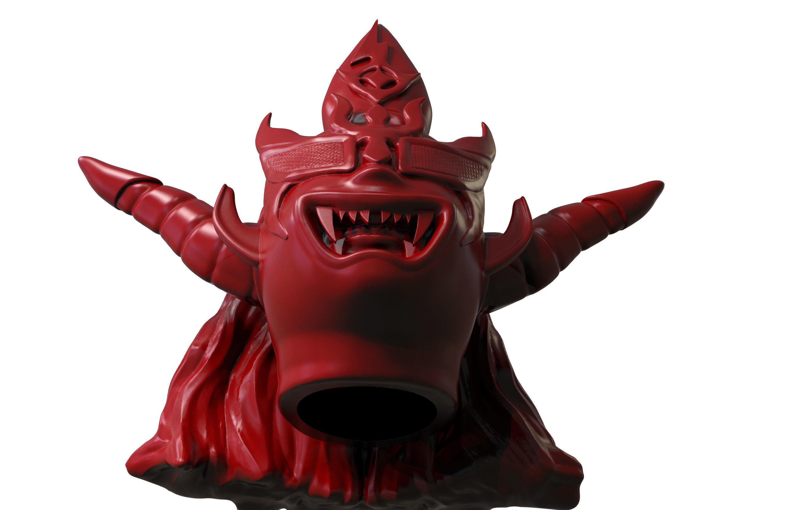 Red mask guy 3D printable portrait sculpture 3D model 3D printable ...