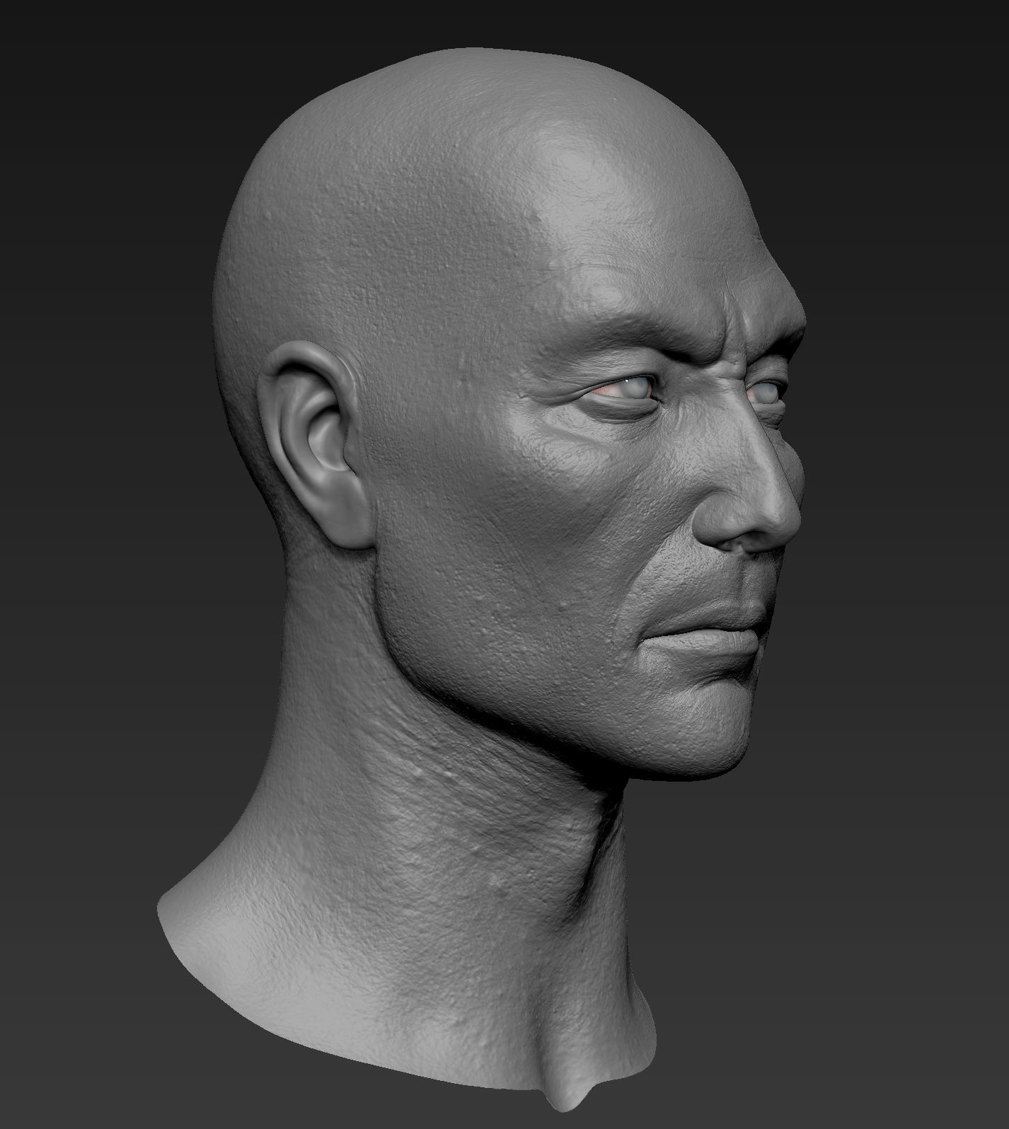 Asian Male Head 3D model | CGTrader