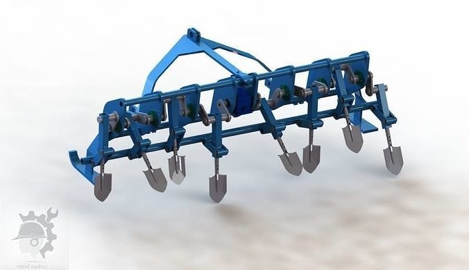 spading machine - 3d model 3D model | CGTrader