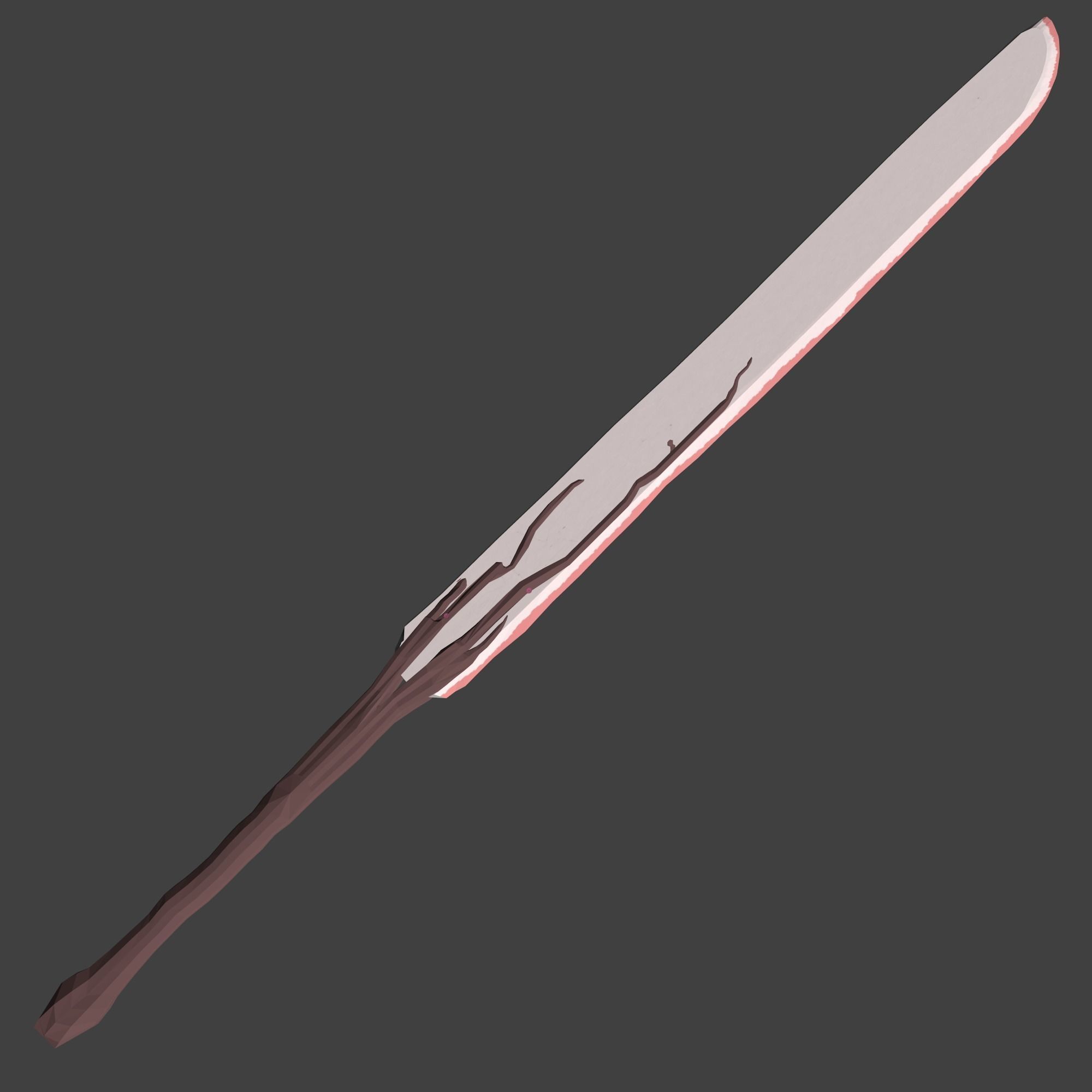 3D model low-poly Strange sword | CGTrader
