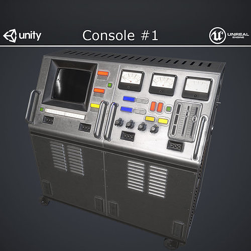 3D model Computer Console 1 VR / AR / low-poly | CGTrader