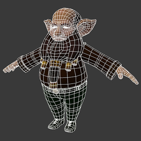 3D model Character Elf VR / AR / low-poly | CGTrader
