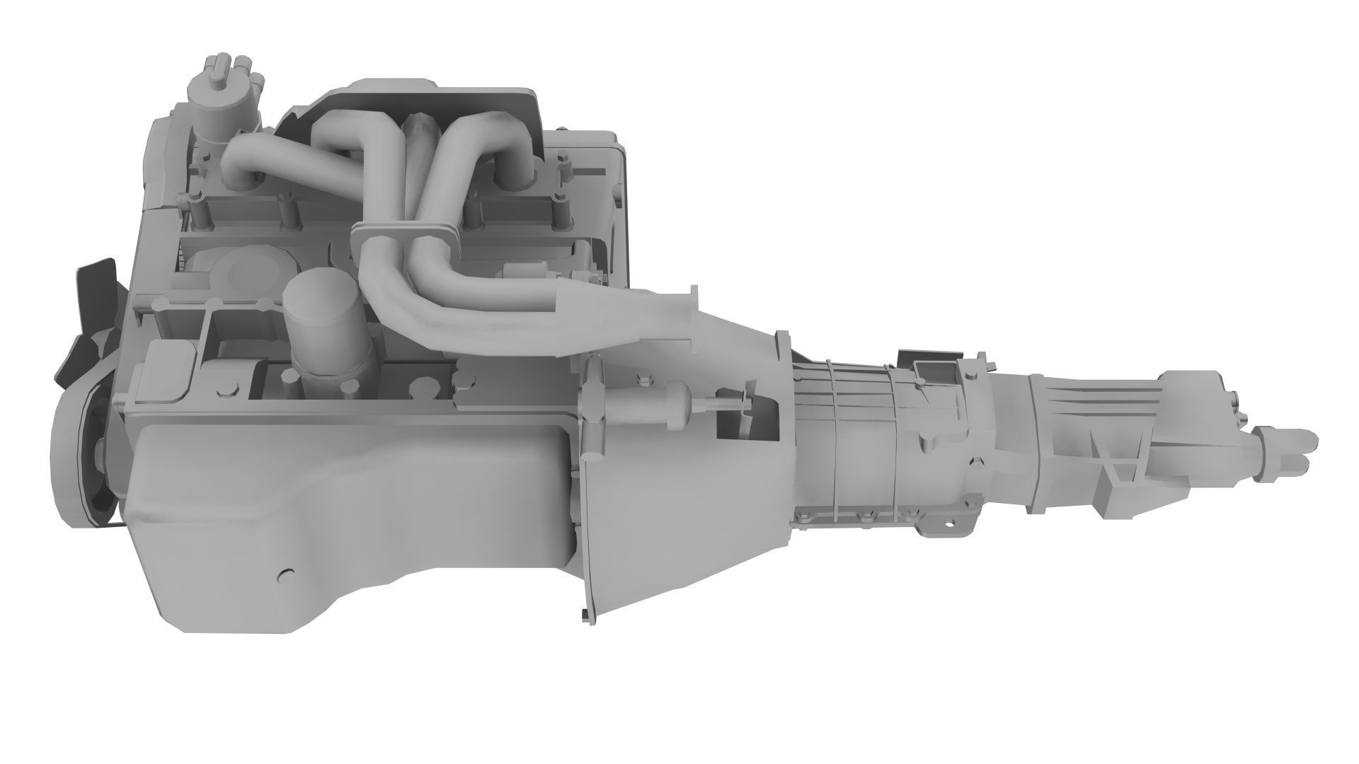 3D model Toyota 4AGE Redtop engine VR / AR / low-poly | CGTrader