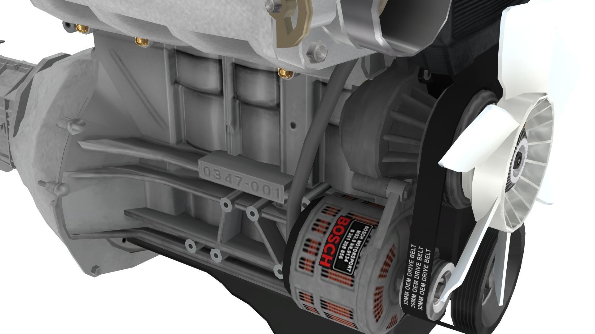 3D model Toyota 4AGE Redtop engine VR / AR / low-poly | CGTrader