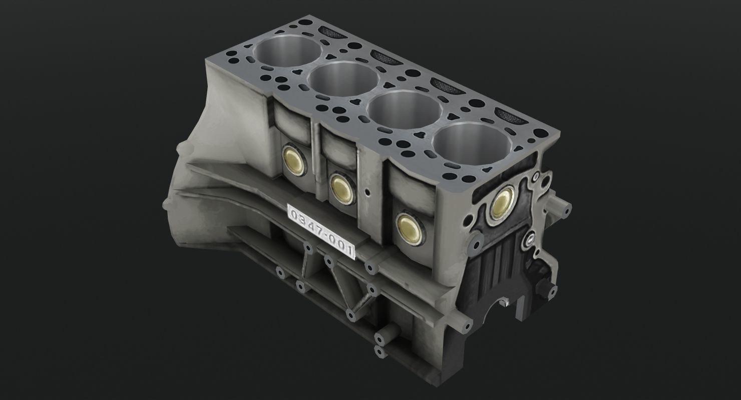 3D model Nissan SR20DET Notch Top engine VR / AR / low-poly | CGTrader