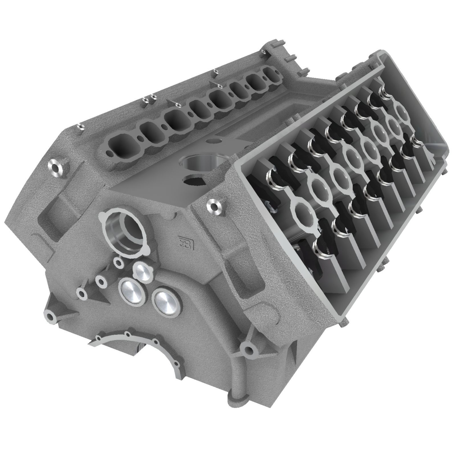 3D model Bugatti Veyron W16 engine VR / AR / low-poly | CGTrader