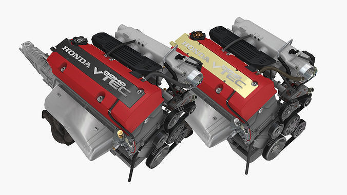 Honda F series engine pack 3D Model Collection | CGTrader