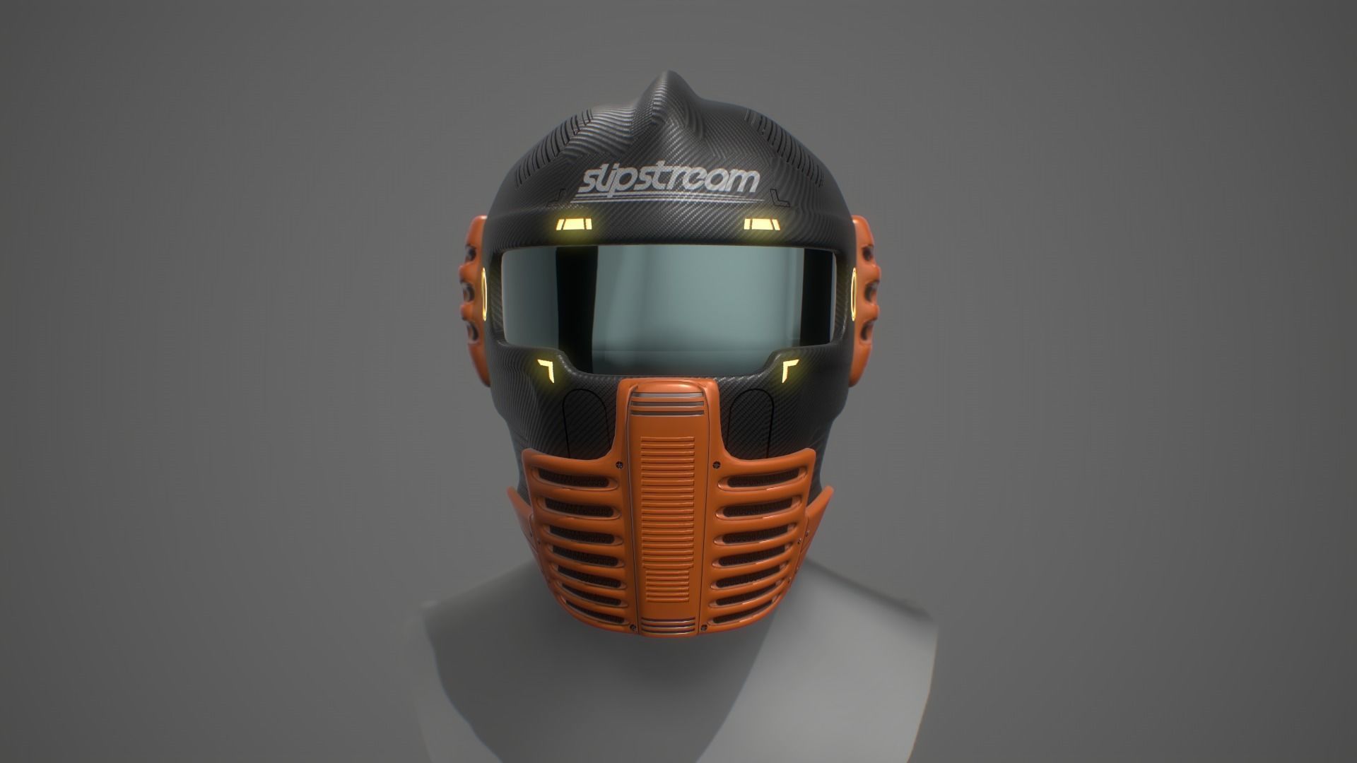 3D model Futuristic Sci-Fi Motorcycle Helmet VR / AR / low-poly | CGTrader
