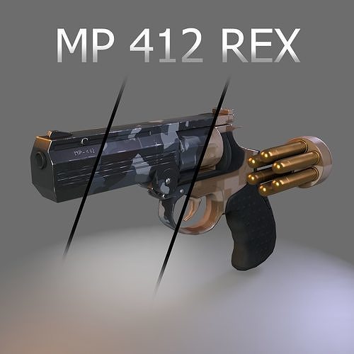 3D model MP 412 REX VR / AR / low-poly | CGTrader