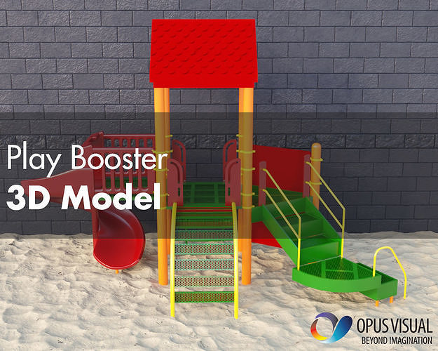 Play Booster 3D model | CGTrader