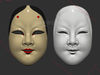Japanese Kitsune Noh Mask Cosplay Halloween 3D model 3D printable ...