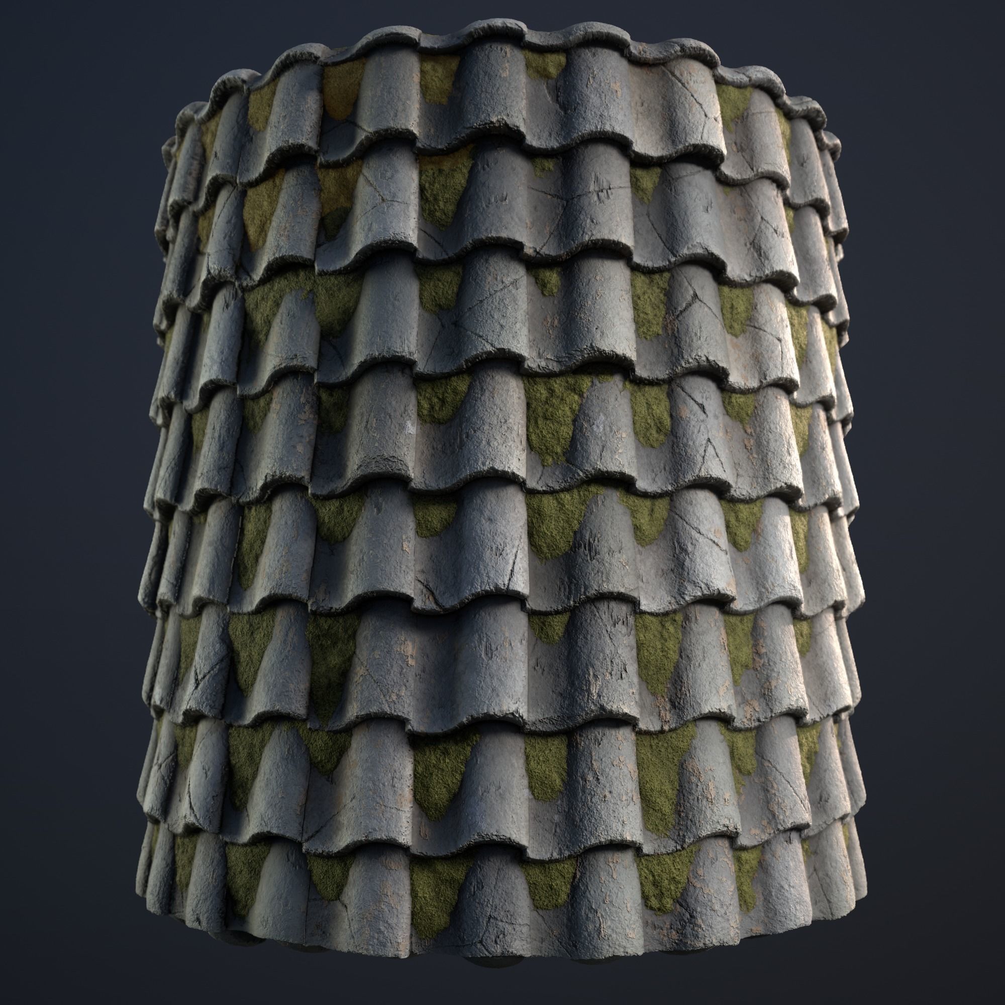 PBR Roof Tile Generator Texture | CGTrader