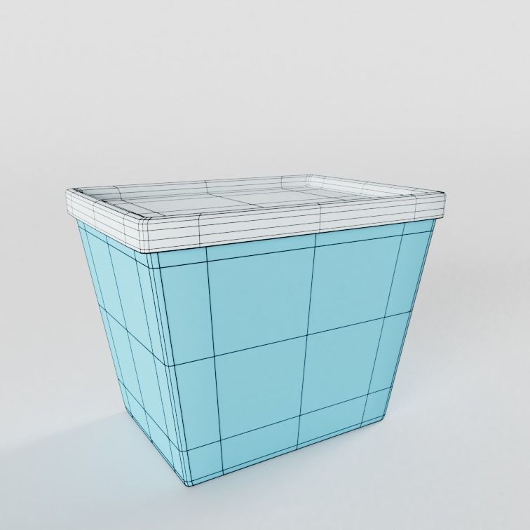 Tupperware Storage Container 3D model | CGTrader
