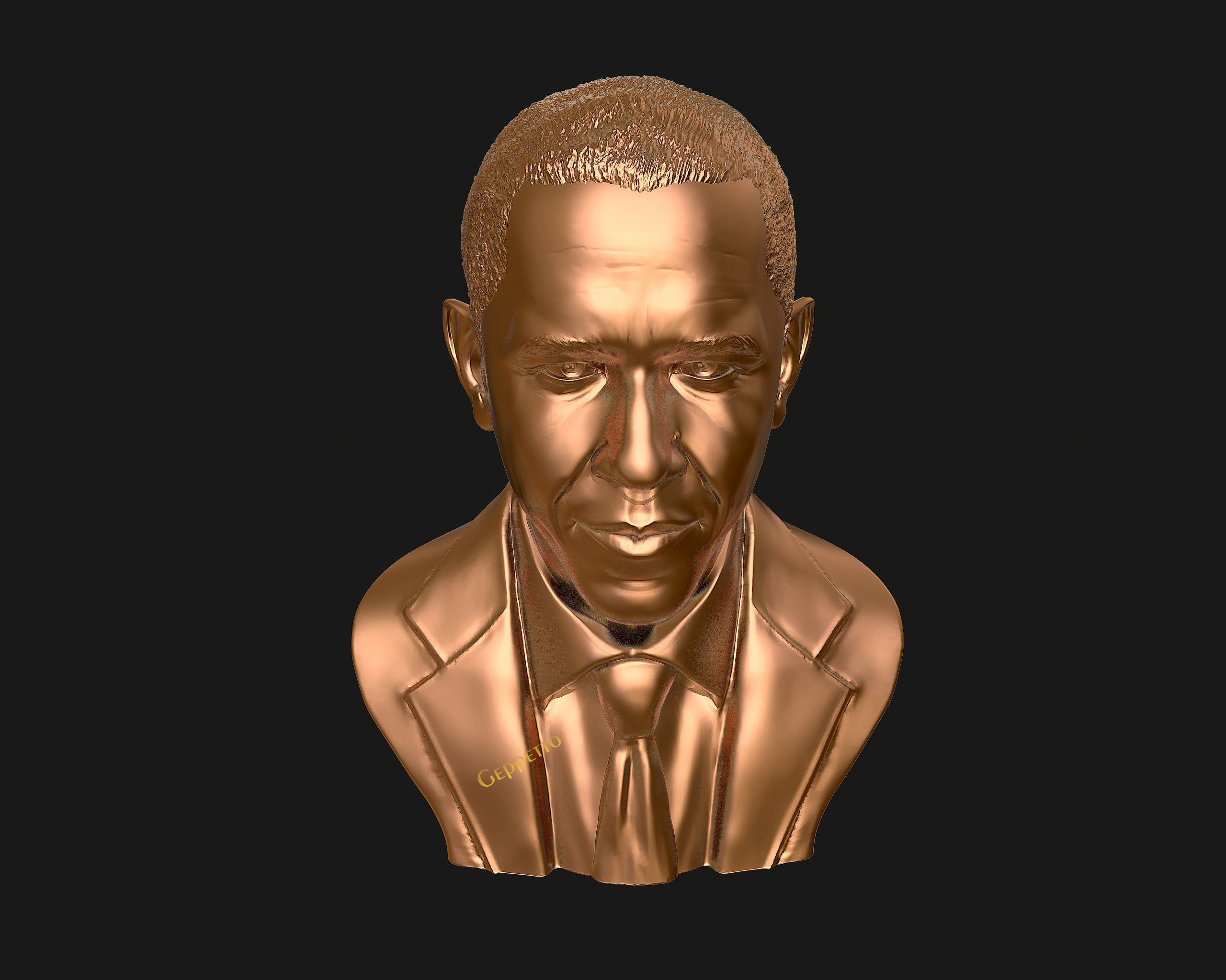 Barack Obama Bust ready to 3D print 3D model 3D printable | CGTrader