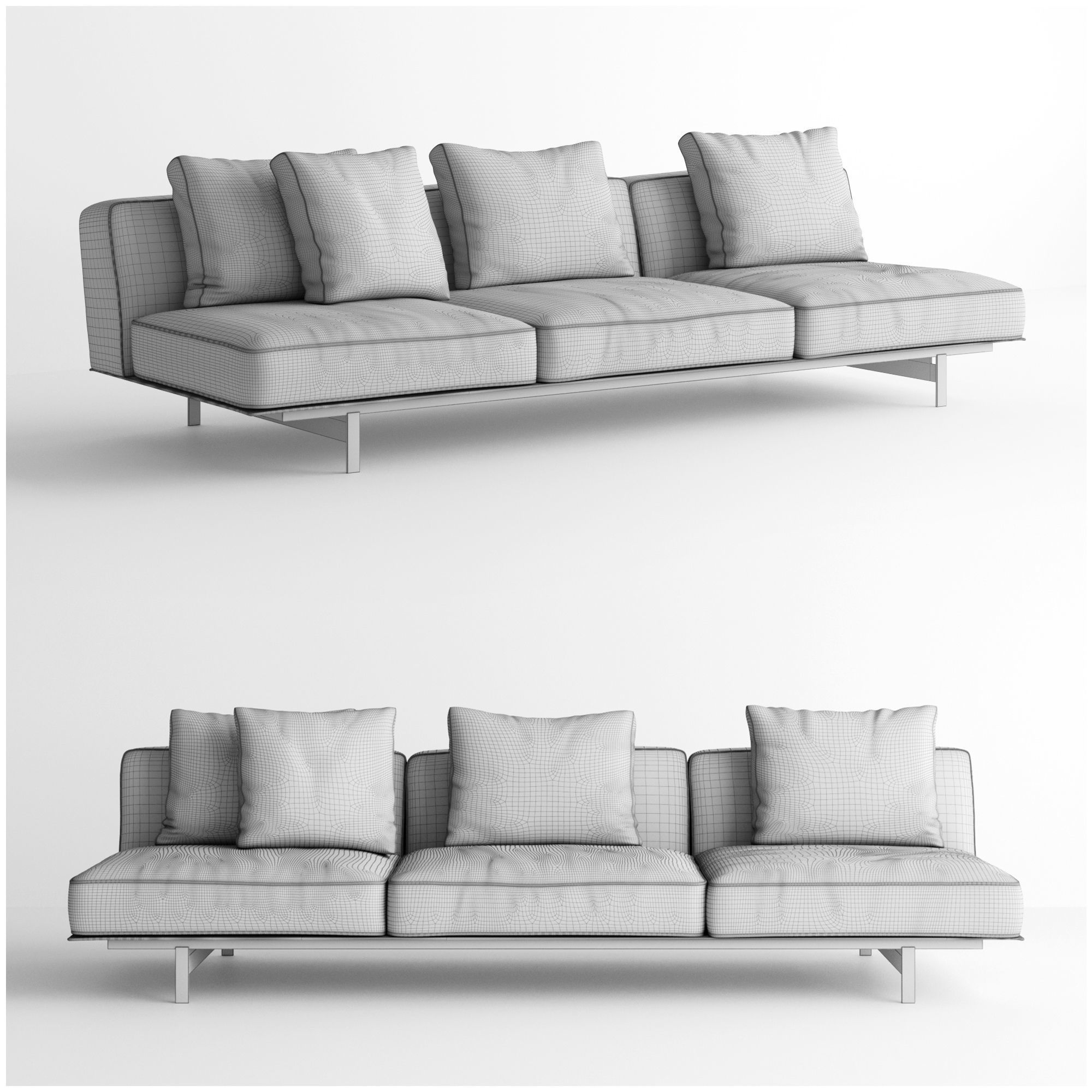 Lema Yard Sofa Unit 08 3D model | CGTrader