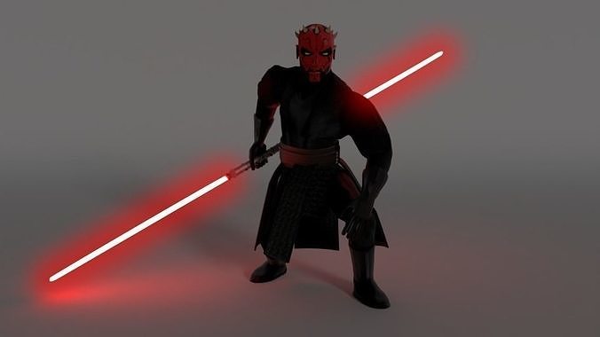 Darth Maul free 3D model rigged | CGTrader