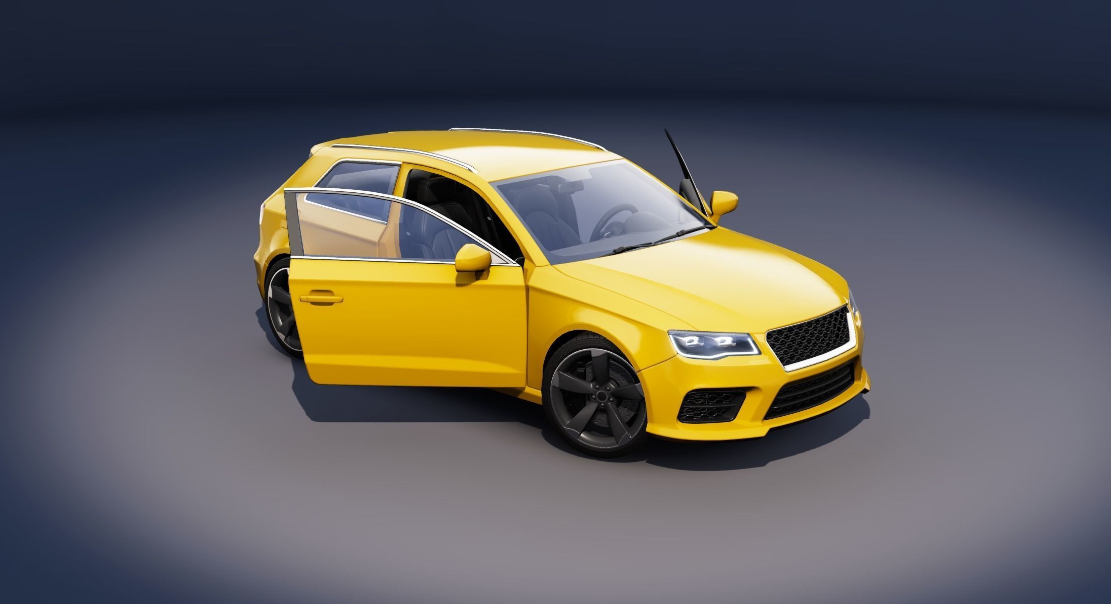 3D model Realistic Car HD 03 VR / AR / low-poly | CGTrader