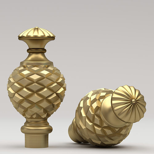 Carved Finial 3D model | CGTrader