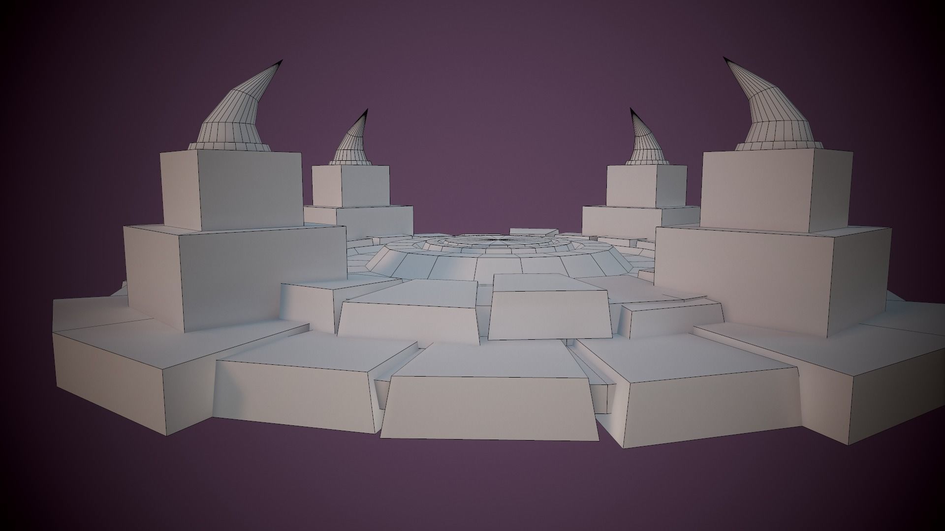 3D model Stylized Altar VR / AR / low-poly | CGTrader