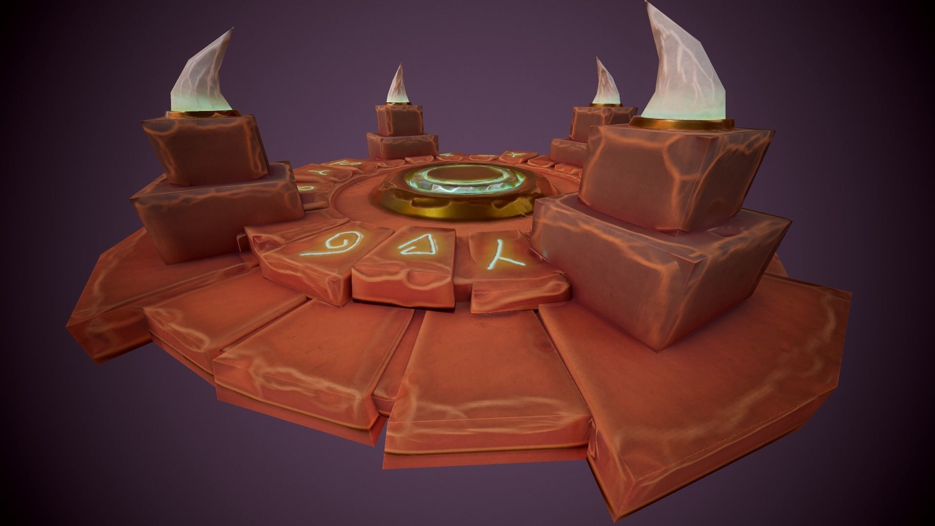 3D model Stylized Altar VR / AR / low-poly | CGTrader