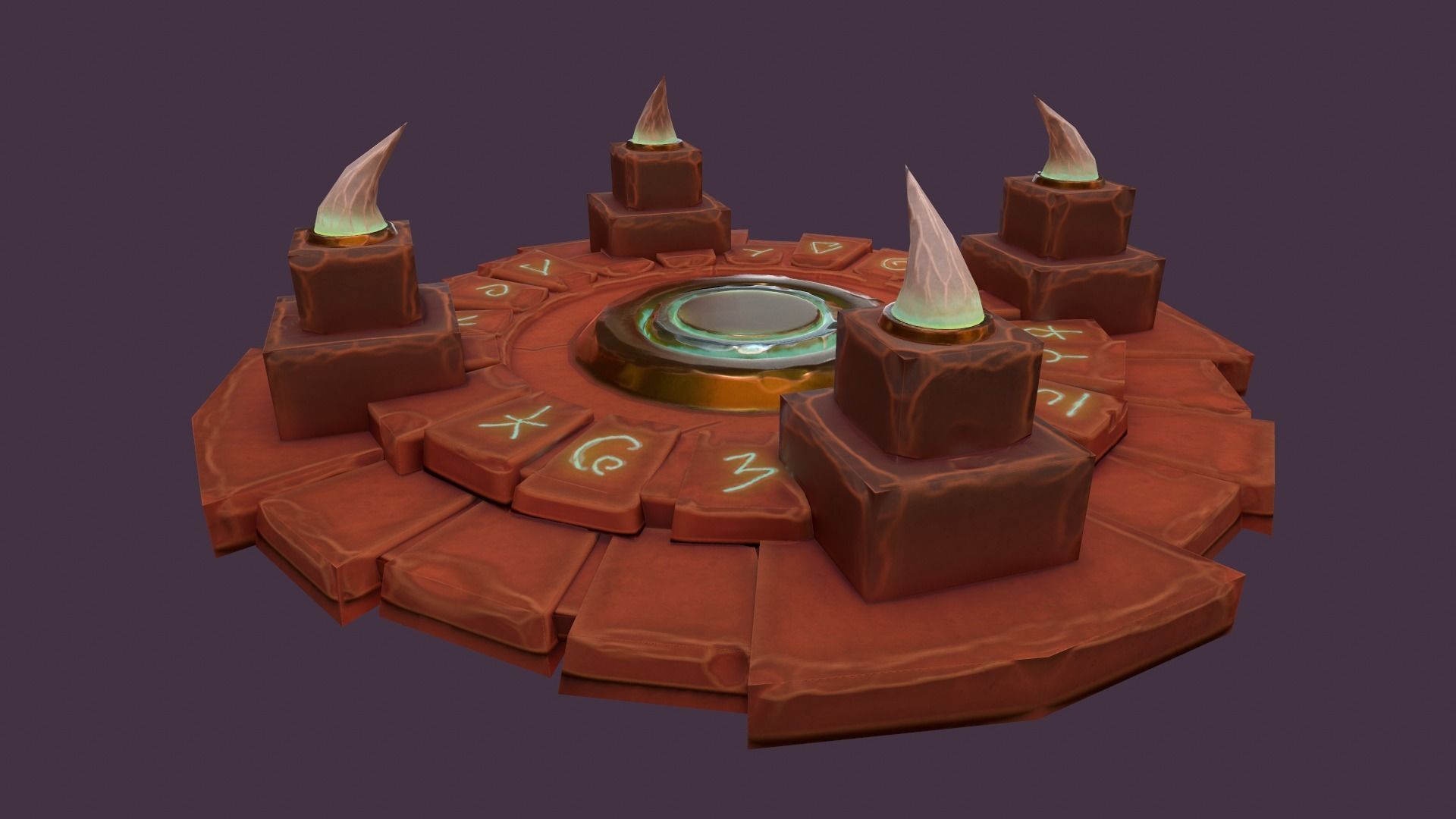 3D model Stylized Altar VR / AR / low-poly | CGTrader