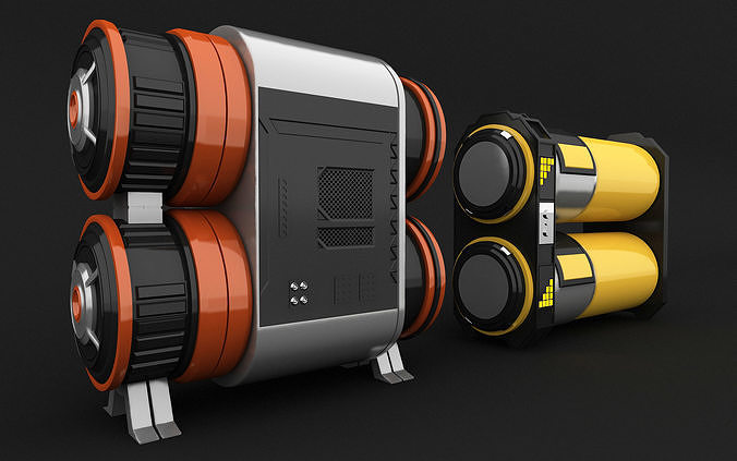 sci fi oil tanks free models free 3D model | CGTrader