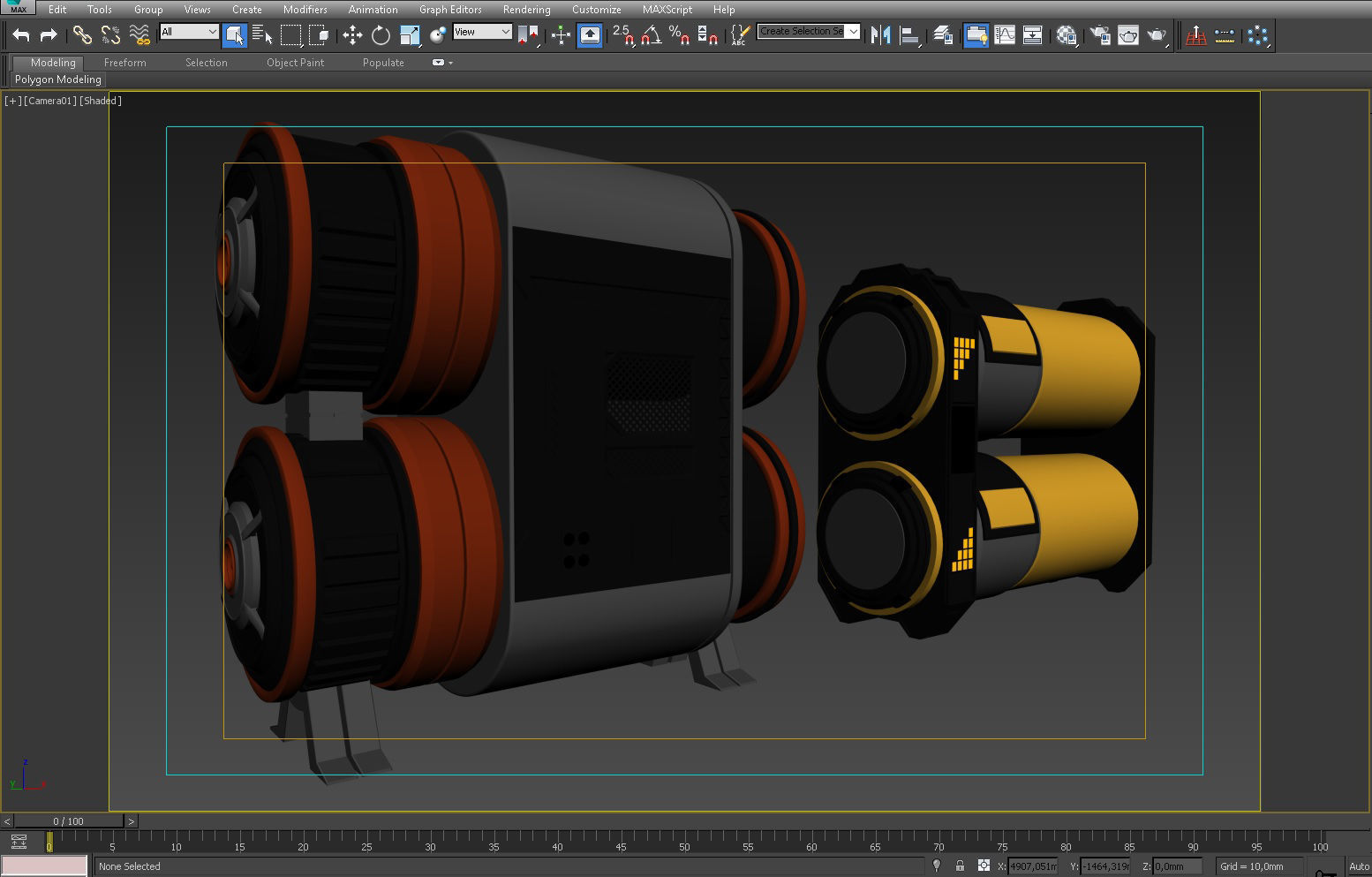 sci fi oil tanks free models free 3D model | CGTrader
