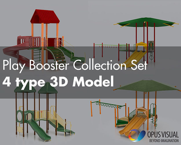 Play Booster Set 3D Model Collection | CGTrader