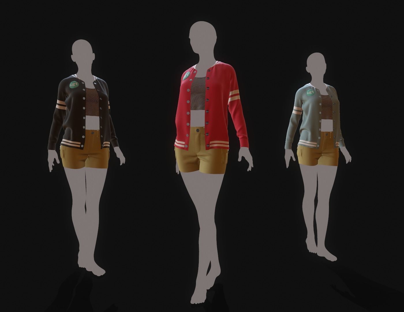 3D Marvelous Designer Clothes - 15 Sweater Outerwear