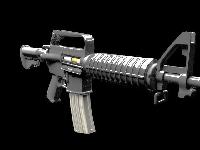 M-16 A3 3D model | CGTrader