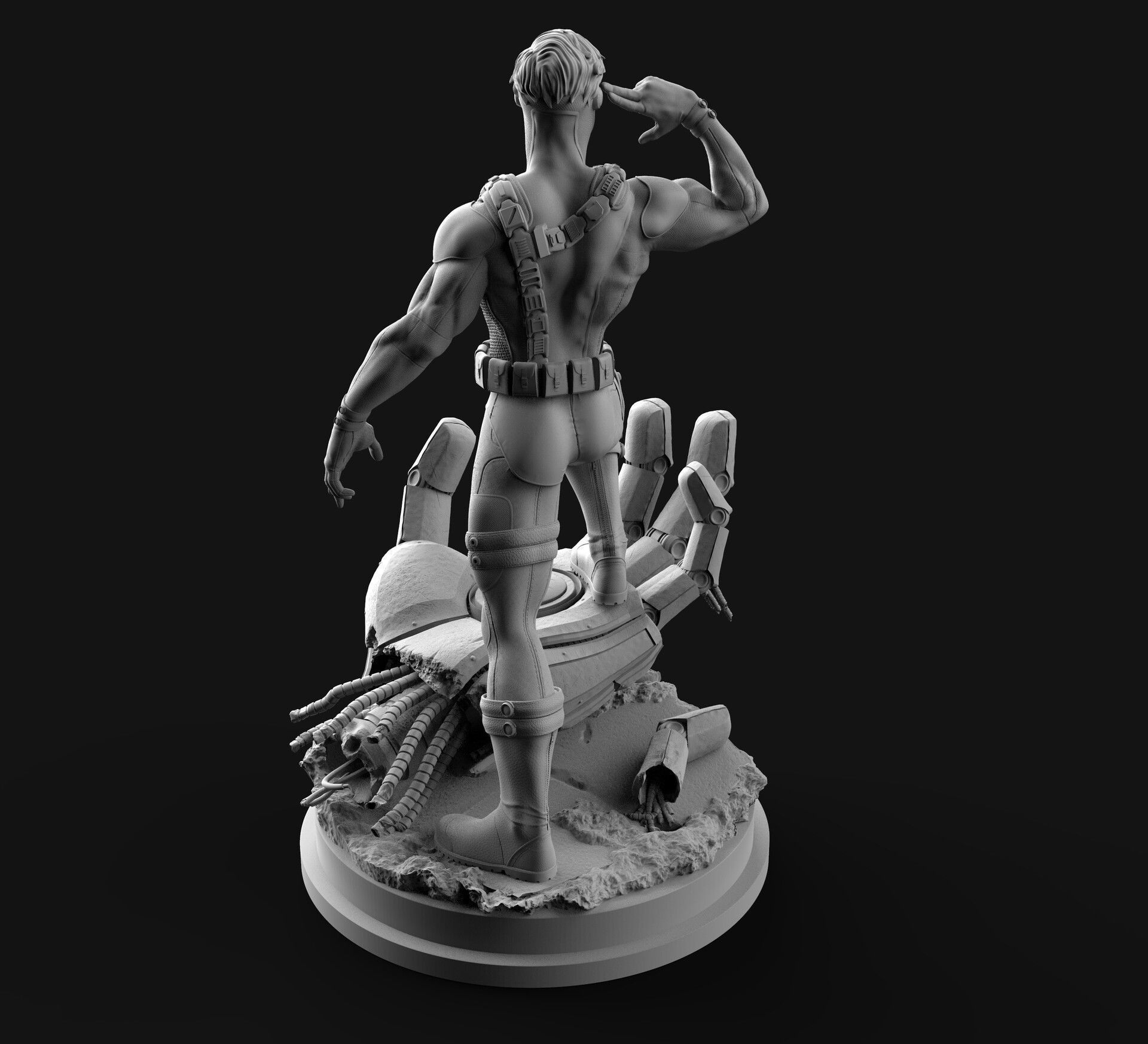 Cyclops X-Men 3D model 3D printable | CGTrader