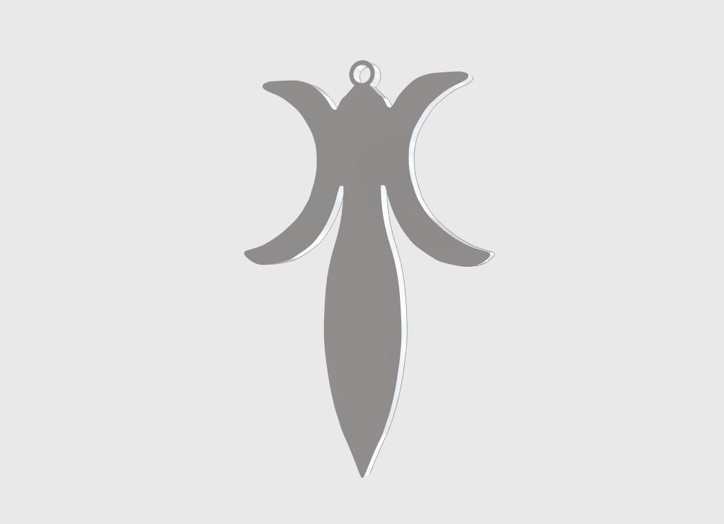 Deathnote Misa necklace 3D model 3D printable | CGTrader