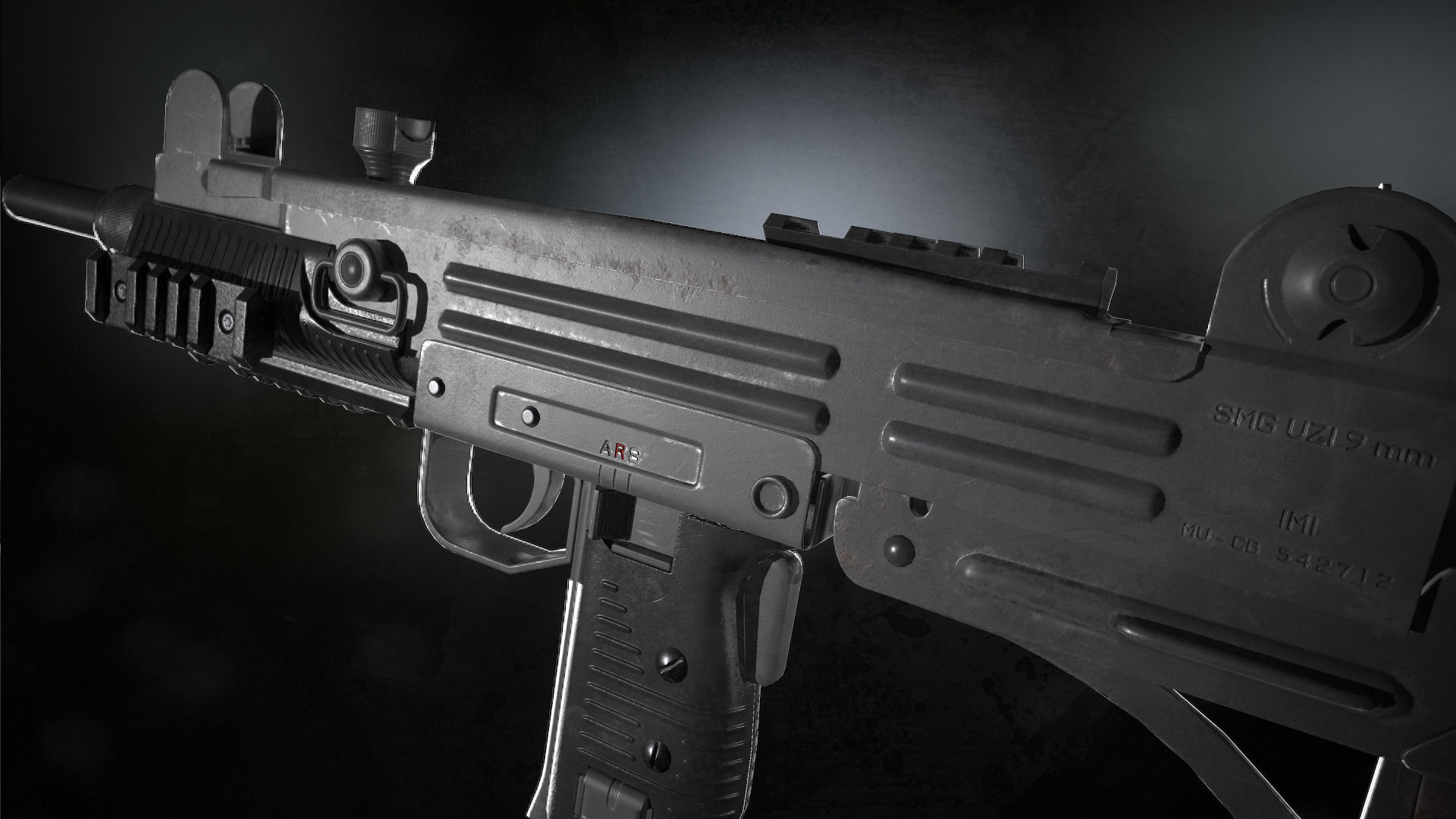 3D model Uzi Sub Machine Gun VR / AR / low-poly rigged | CGTrader