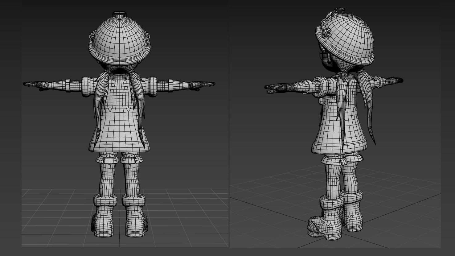 Riko Anime Made in Abyss VRChat 3D model rigged | CGTrader