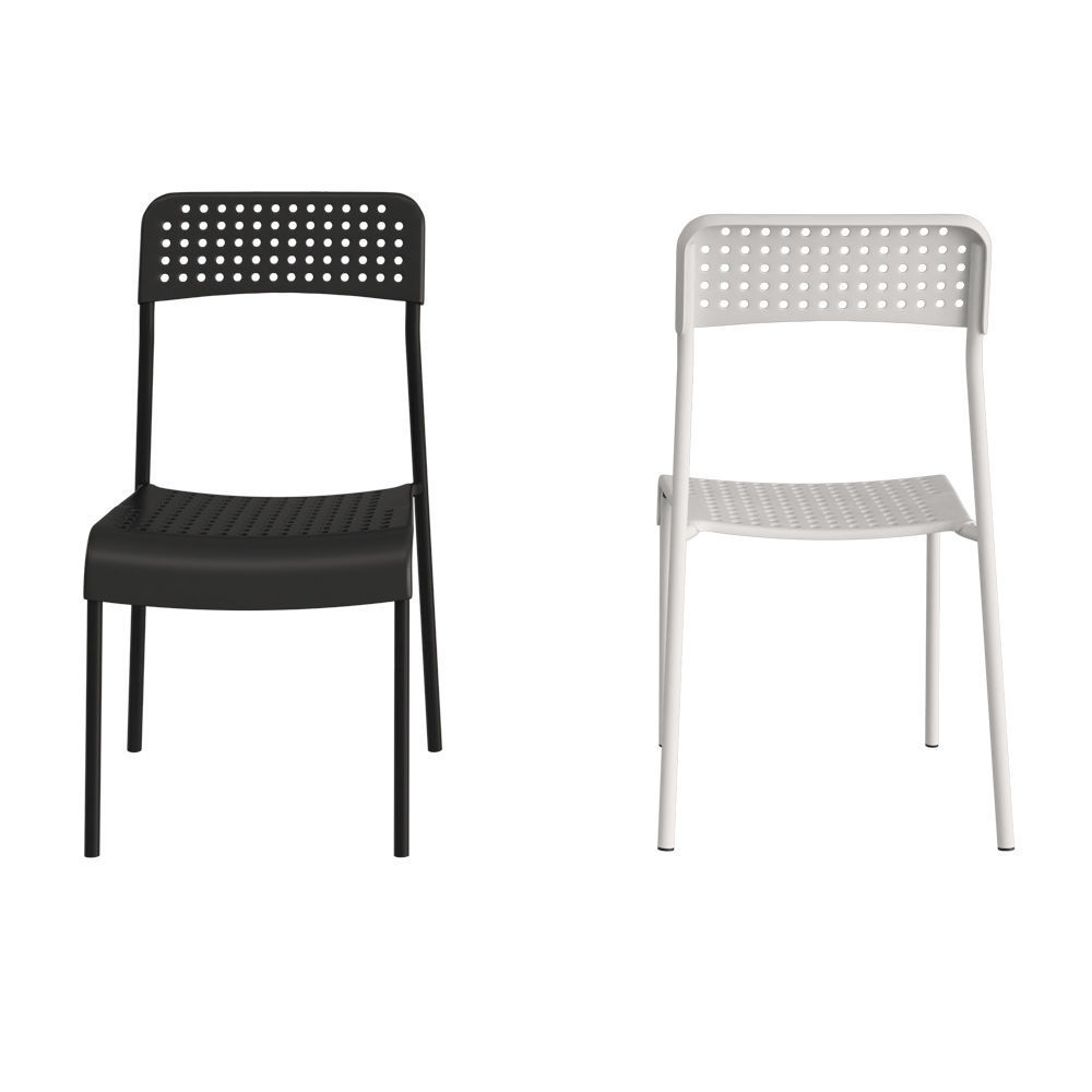Adde two chairs with seat and back 3D model | CGTrader