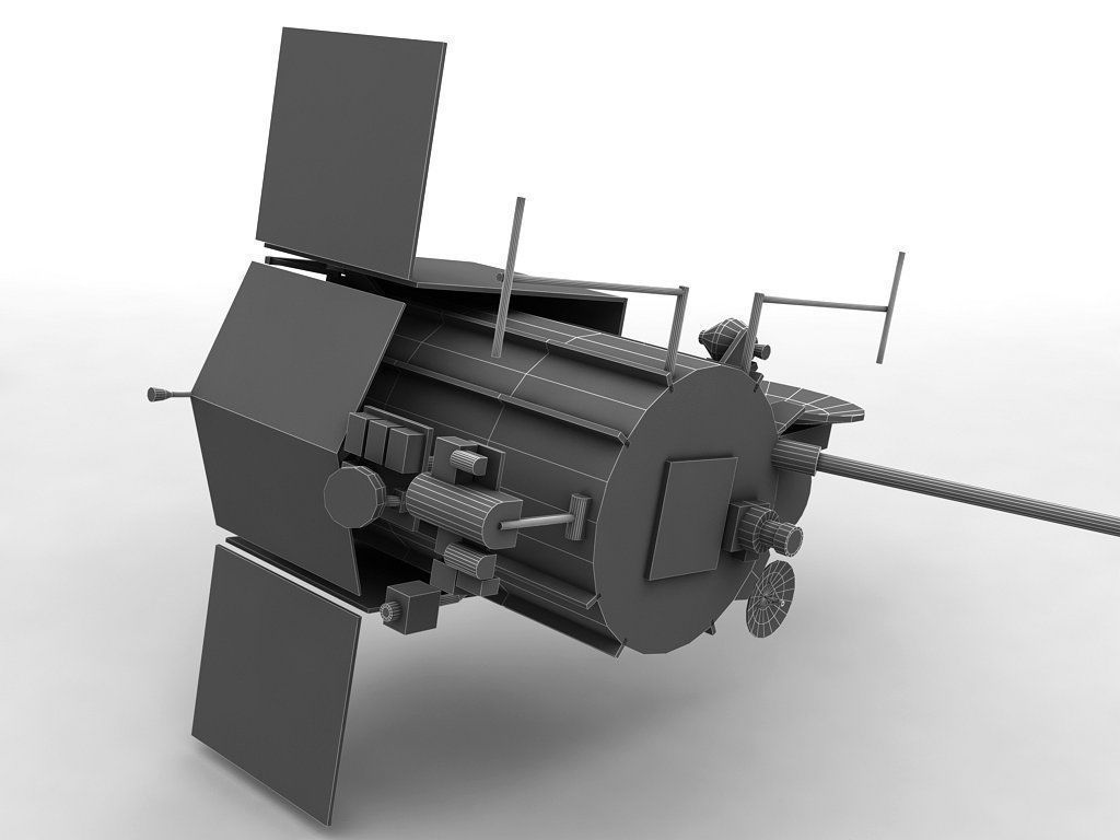 3D model Prometheus Satellite VR / AR / low-poly | CGTrader