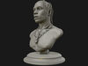Travis Scott 3D sculpture ready to 3D print 3D model 3D printable ...