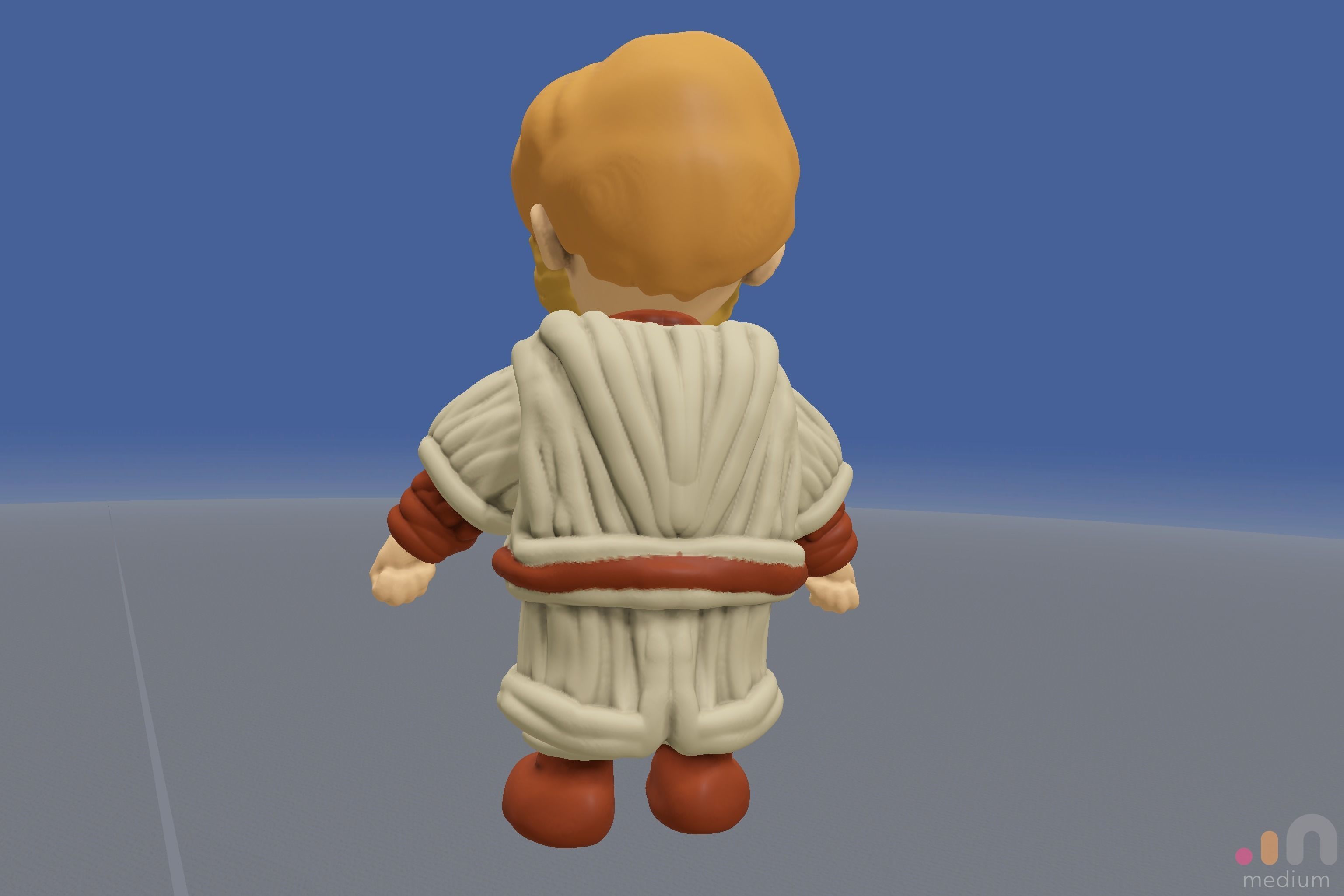 Ewan McGregor Obi Wan Kenobi Chibi version 3D model | CGTrader