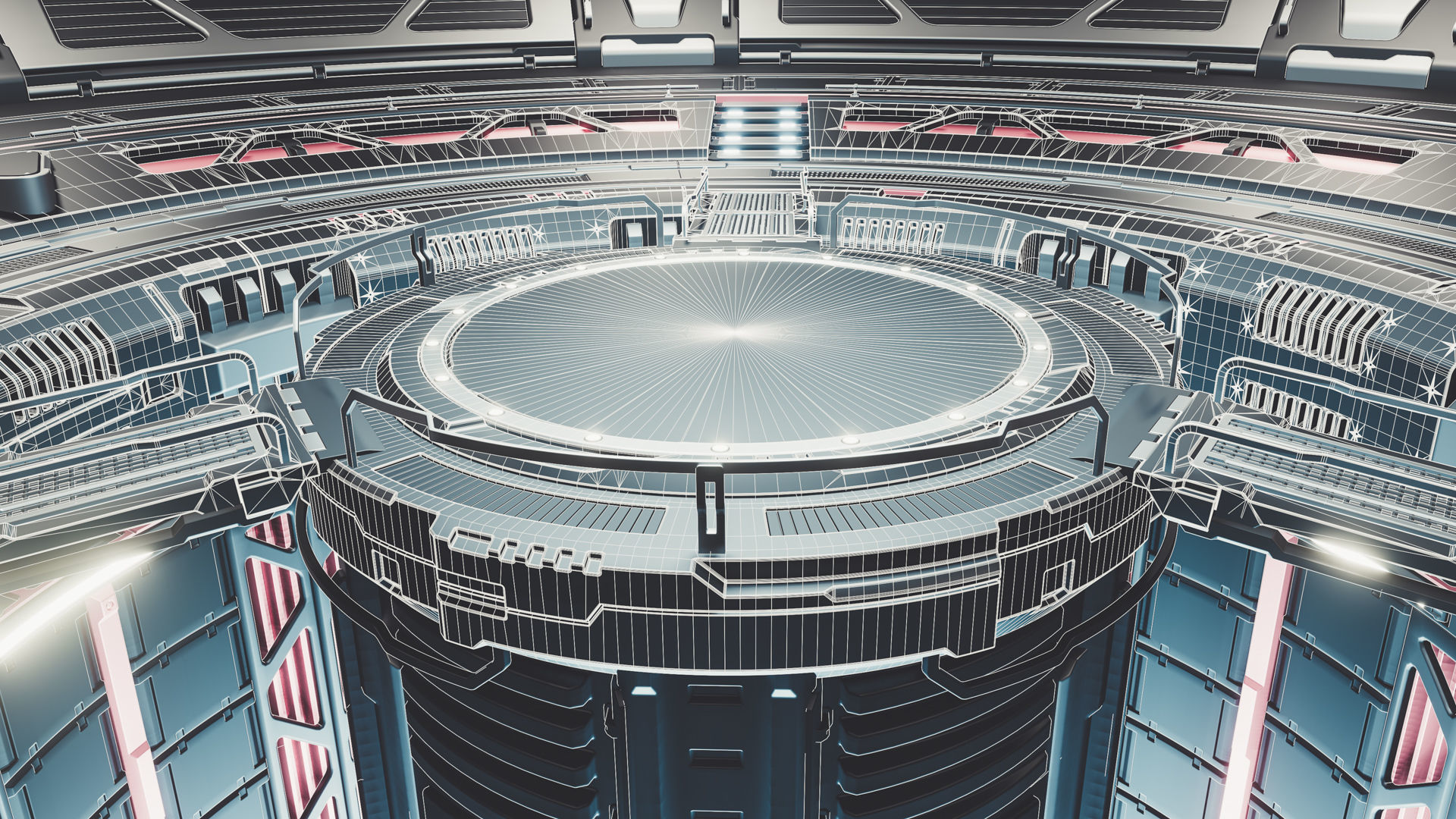 Sci-fi Scene for rendering Restyling - TESLA 3D model | CGTrader