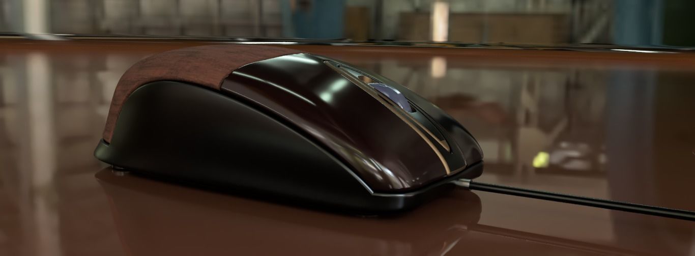 Luxury Desk Mouse 3D model | CGTrader