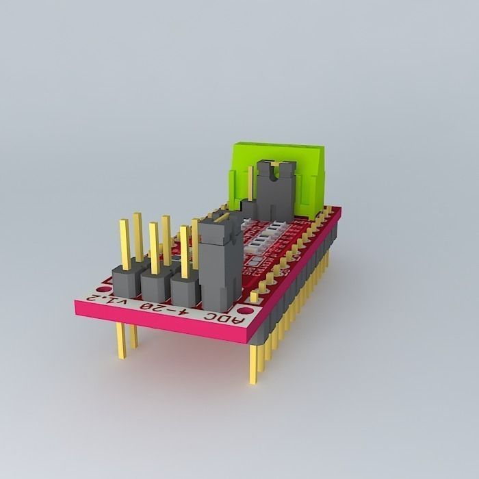 ADC NanoShield free 3D model | CGTrader