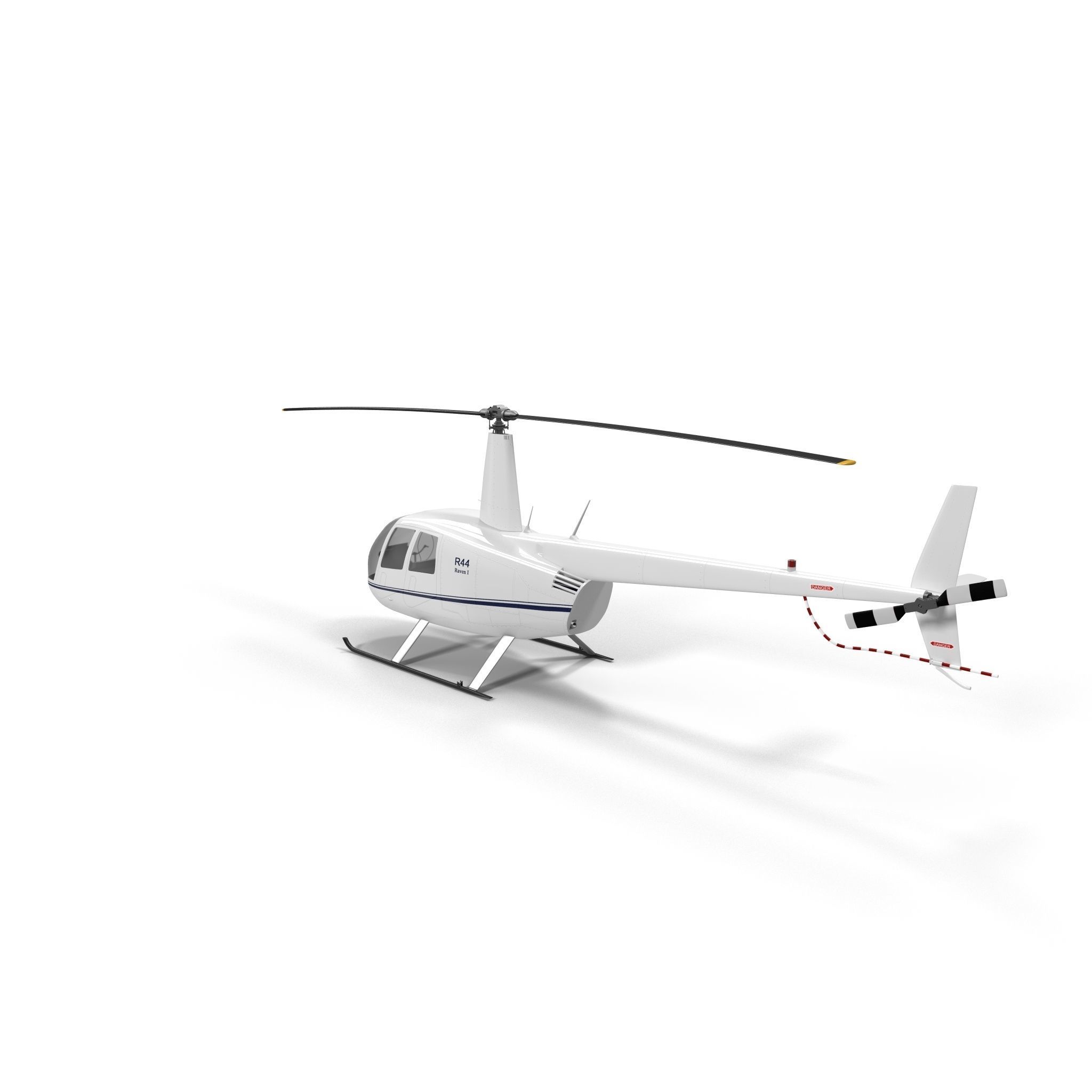 Robinson R44 Helicopter 3D model | CGTrader
