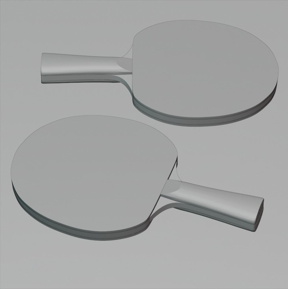 Ping Pong racket 3D model free 3D model | CGTrader