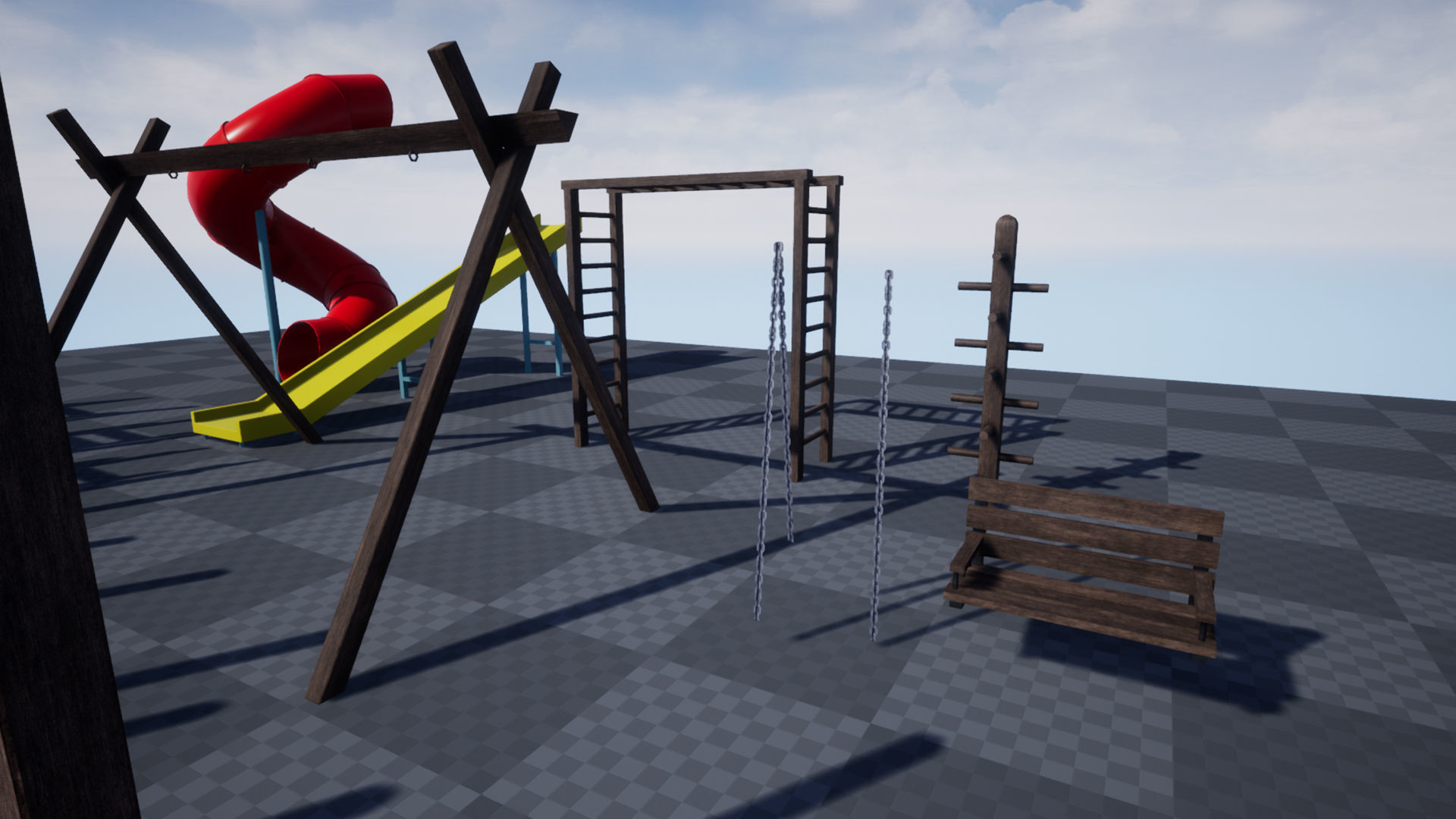 3D model Playground Props Pack Vol1 VR / AR / low-poly | CGTrader