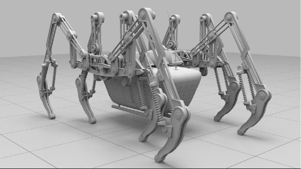 Step Mechanism 3D model | CGTrader