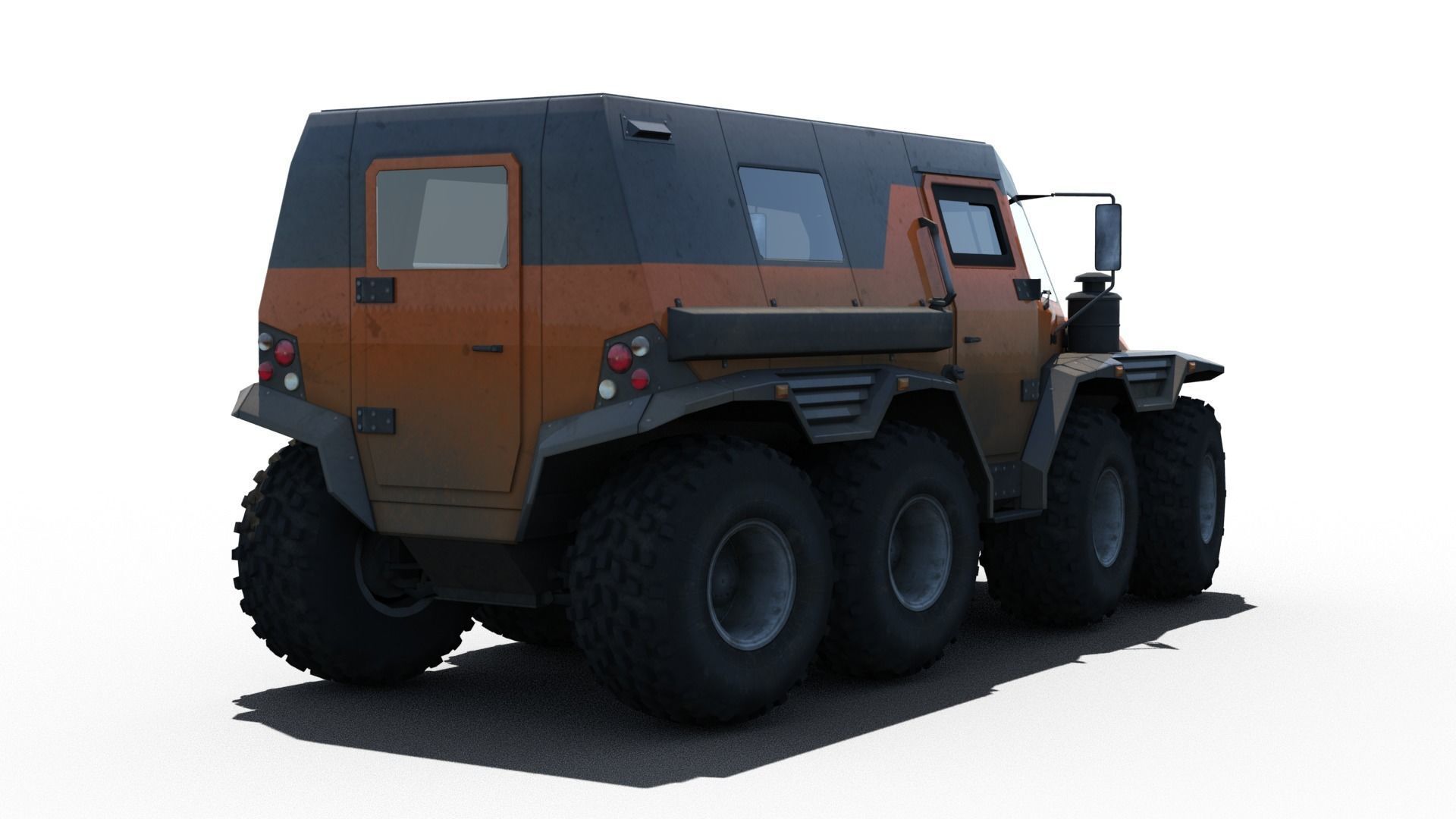 Avtoros Shaman 8x8 3D model | CGTrader