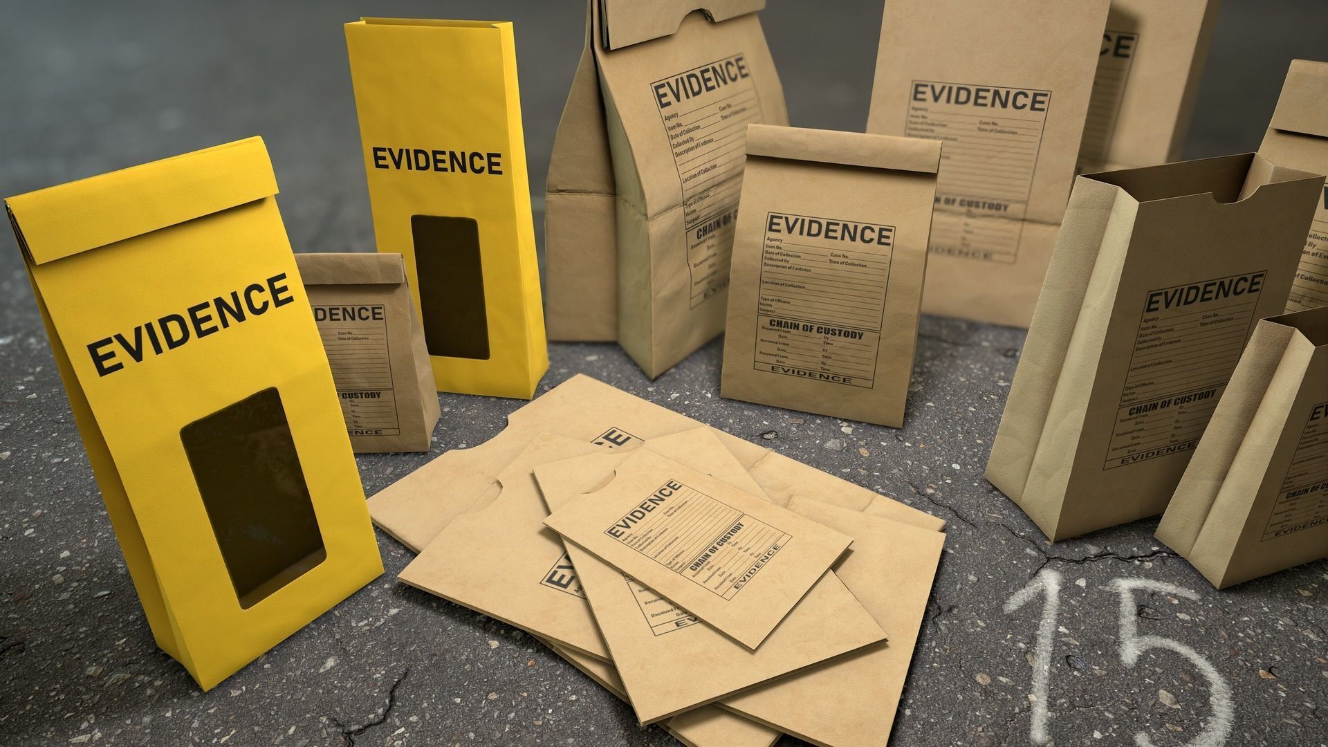 3D model Crime Scene Assets VR / AR / low-poly | CGTrader