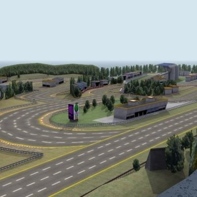 3D model Race Track Game VR / AR / low-poly | CGTrader